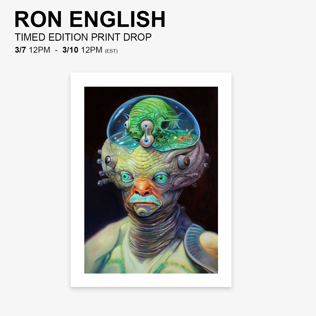 Alien with Sea Creature Dripping Eye Brain – 1XRUN